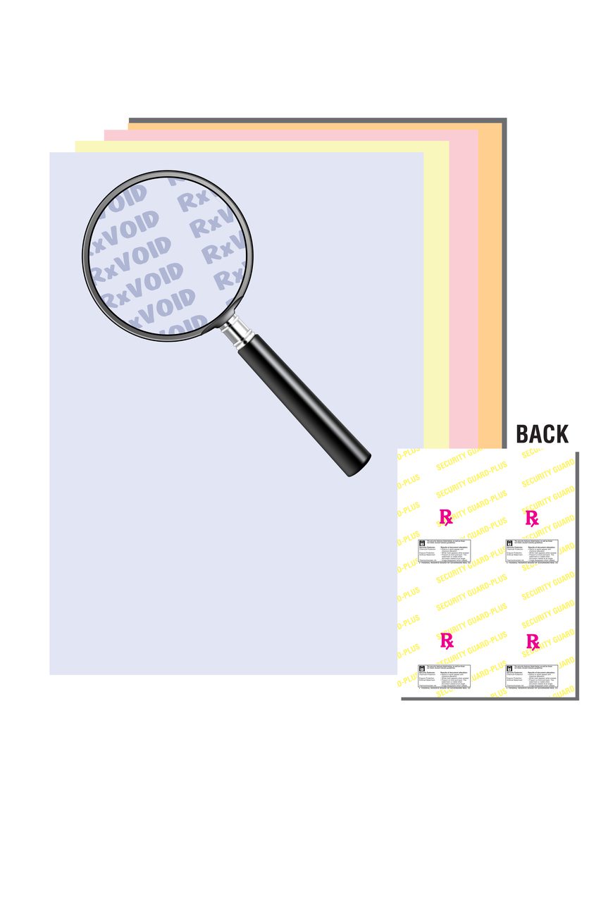 4-Part RX Security Paper – 63 Prescription Sets