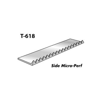 Item T-618: 20' Side Micro-Perf Paper Rule | Zapco Paper