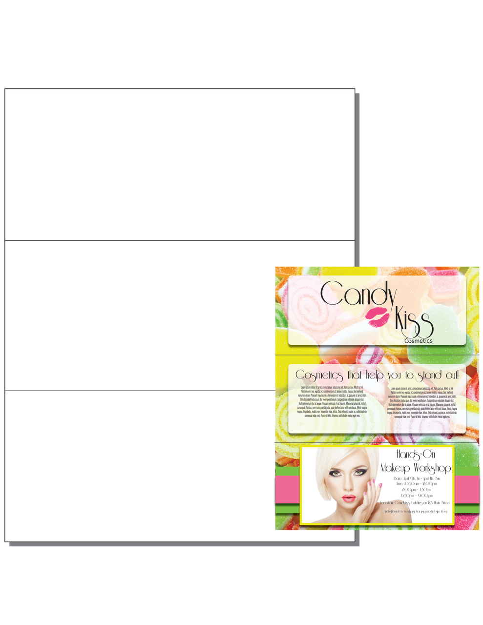 1-Up Tri-Fold Mailer for Professional Mailings