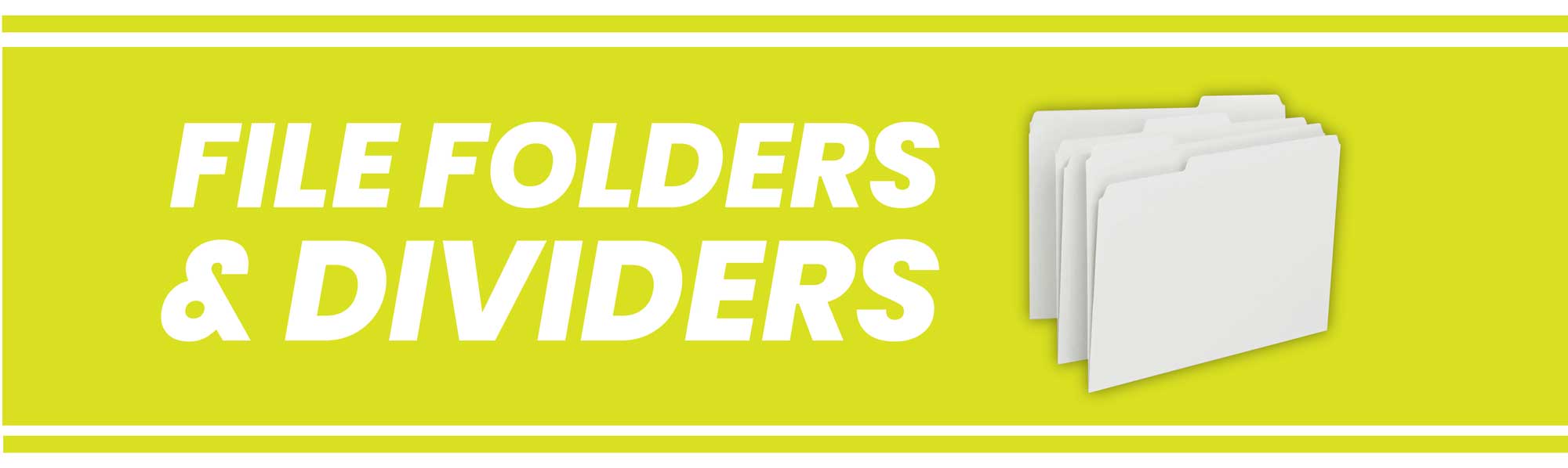 File Folders and Dividers | Zapco Paper