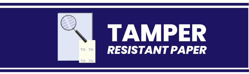Tamper Resistant Paper | Zapco Paper