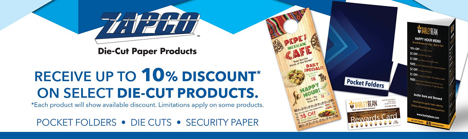 Zapco Paper: Custom Die Cutting, Printing & Design